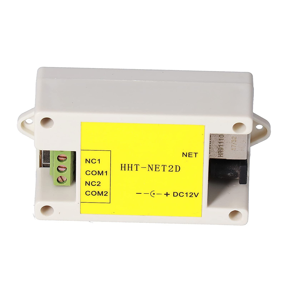 IP Network Relay Module Upgraded 2 Channel Internet Watchdog Remote Control Modules Network Controller HHT-NET2D DC12V -40 to +85 Degrees