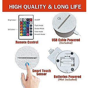 Menzee Dragon Lamp Dragon Night Light Kids Night Light, Perfect Birthday Christmas Dragon Gifts Dragon Toys for Girls Boys