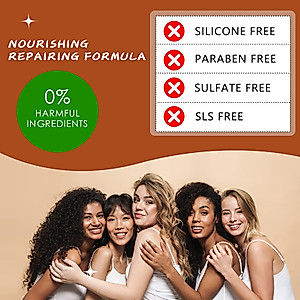 SAPHUS Conditioner Bar for Hair with Moroccan Argan Oil - Hydrating Deep Conditioning for Dry Damaged Curly Hair - Sustainable, pH Balanced, Sulfate Free, 3oz