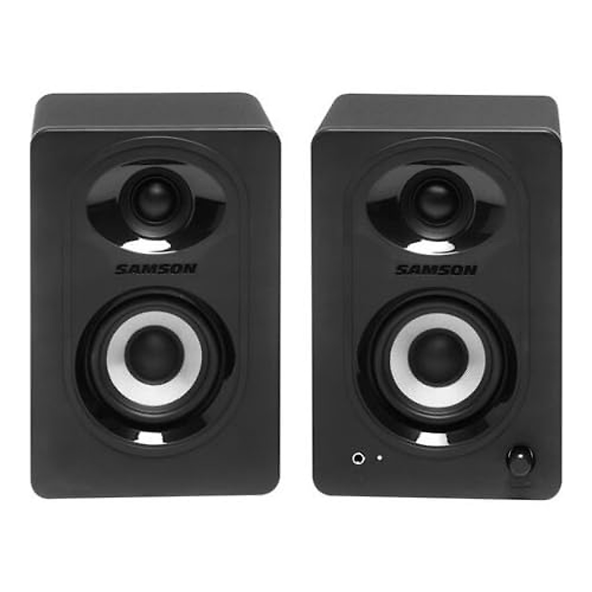 Audio-Technica AT-LP60X Fully Automatic Belt-Drive Stereo Turntable (Brown) Bundle with Bluetooth Studio Monitors - Pair (2 Items)