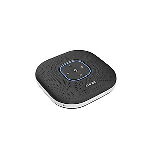 Anker PowerConf Bluetooth Speakerphone with 6 Microphones, Enhanced Voice Pickup, 24H Call Time, Bluetooth 5, USB C, Bluetooth Conference Speaker Compatible with Leading Platforms(Renewed)