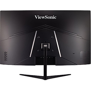 ViewSonic Omni VX3218C-2K 32 Inch Curved 1ms 1440p 165hz Gaming Monitor with FreeSync Premium, Eye Care, HDMI and Display Port, Black