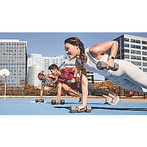 Fitbit Charge 5 & 6 Sport Accessory Band, Official Fitbit Product, Frost White, Small