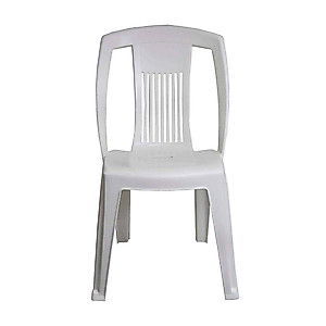 Duna - Duna Bistro White Plastic Garden Chair