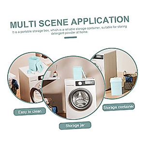 HEALLILY Laundry Baskets 1 Set Washing Storage Bucket Soap Dispensers Containers for Beads Soap Laundry Storage Jars with Lids Laundry Holder Fabric Softener Dispenser Flour Container