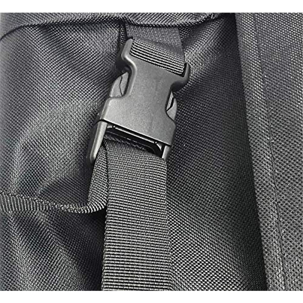 BBQ Barbecue Grill Cover 70" W x 28" D x 46" H Suitable for Most Brinkmann, Members Mark, Ducane Brands of Grills - 600D Oxford Fabric is Waterproof with Covered Dual Handles & Side Buckles