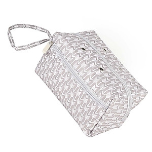 Organizer Bag for Knitting Projects, Water Resistant Travel Yarn Storage Tote Organizer Large Capacity Crochet Hook Zipper Bag for Crochet Needles Knitting Accessories Wool Balls(#2),Knitting tools