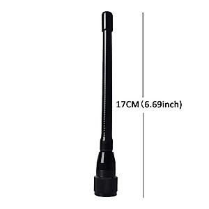 HYS VHF Marine Antenna Low-Profile 156-163Mhz Antennas W/16.4ft(5m) RG58 Low Loss Premium Coaxial Cable with PL259