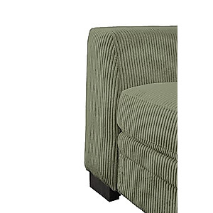 Legend Vansen 7PCS Corduroy Flexible Combination Sofa Sectional, Olive