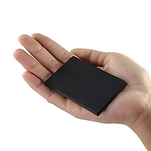 Evemodel Plastic Model Bases Rectangle Black ABS for Wargame Tabletop Military Simulation Scene (50 * 75mm-24pcs)