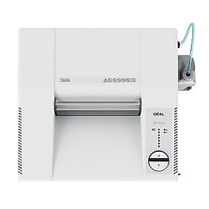 ideal. 2604 Cross-Cut Centralized Office Shredder with Automatic Oiler, Continuous Operation, 23 to 25 Sheet Feed Capacity, 26 gal Bin, Shred Staples/Paper Clips/Credit Cards/CDs/DVDs, P-4 Security