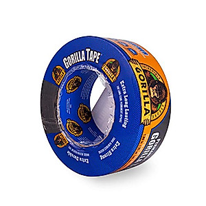 Gorilla All Weather Outdoor Waterproof Duct Tape, UV and Temperature Resistant, 1.88" x 25 yd, Black, (Pack of 6)