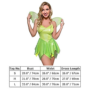 IMEKIS Rave Outfits for Women: Music Festival Sexy Butterflies Outfit Fairy Costume Halloween Adult Cosplay Dress Up Carnival Bodycon Dresses with Butterfly Wings Set Grass Green Small, (64356)