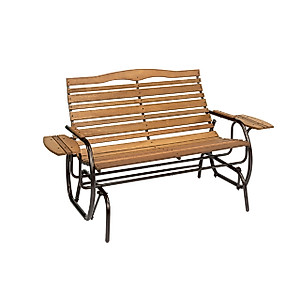 Woodlawn&Home Hardwood Glider with Trays, 300020