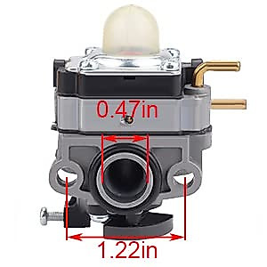 ATVATP 753-06258A TB146EC RY252CS Carburetor Compatible with Troy Bilt TB516EC TB146EC Ryobi RY251PH RY252CS RY253SS RY254BC Carb Fit 2 Cycle 25cc String Trimmer Brush Cutter Edger Cultivator
