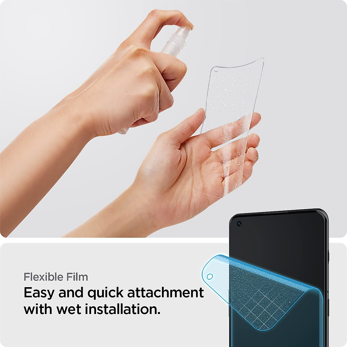 Spigen NeoFlex Screen Protector Designed for OnePlus 11 / OnePlus 10 Pro - [2 Pack]