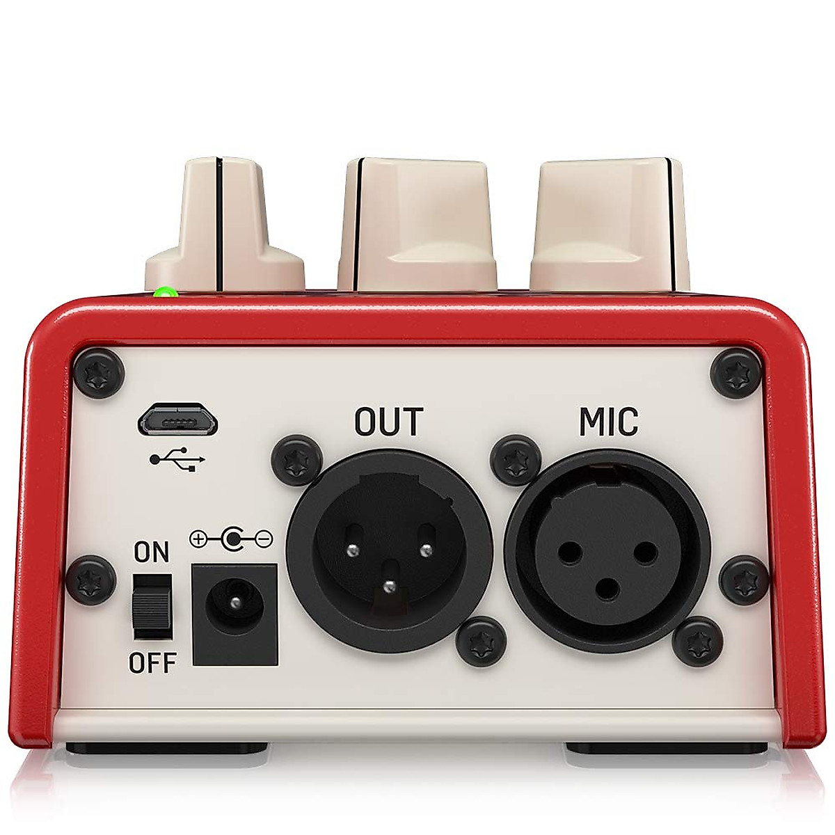 TC-Helicon TC Helicon MIC MECHANIC 2 Ultra-Simple Battery-Powered Vocal Effects Stompbox with Reverb, Echo and Pitch Correction