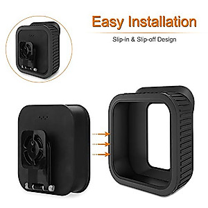 Fintie Silicone Skin for Blink XT2/XT Camera - [3 Pack] Premium Silicone Weather Resistant Protective Case Cover for Blink XT2 & XT Home Security Indoor Outdoor Camera - Black