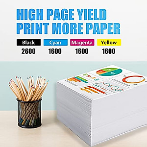 Miss Deer Compatible PGI-2200XL Pigment Ink Cartridges Work with Maxify MB5020 MB5320 MB5120 iB4120 and iB4020 Printers (2 Pigment Black, 2 Cyan, 2 Magenta, 2 Yellow) 8-Pack