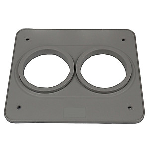 iSonic BHK02A ABS Plastic, Borosilicate Glass Double Beaker Holder for P4861, P4862 and P4875 (Including Two 500Ml Beakers, Two Beaker Covers)