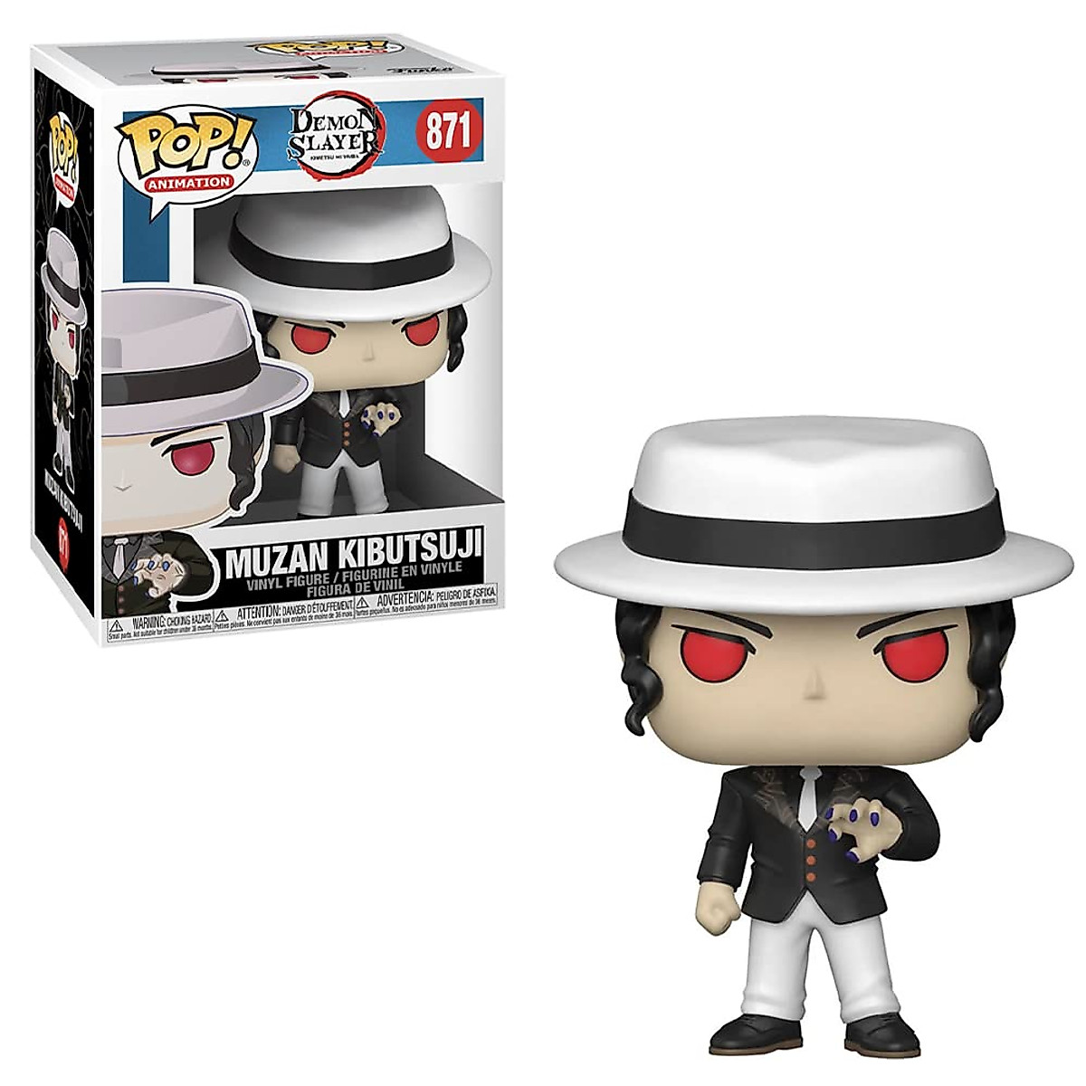 POP Demon Slayer - Muzan Kibutsuji Funko Vinyl Figure (Bundled with Compatible Box Protector Case)