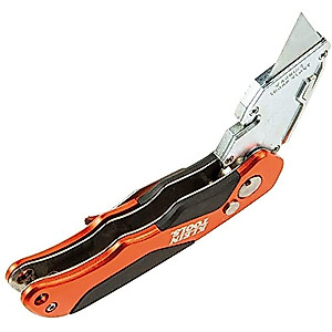Good Choice Klein Tools 44131 Folding Utility Knife, Heavy Duty, Triple Ground Blades Stay Sharp, Pocket Clip + E-book, Multi