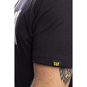 Caterpillar mens Tm Logo T-shirt T Shirt, Black, Large US