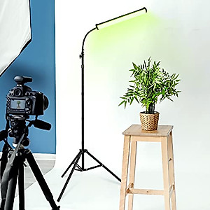 RGB Led Video Light Stick Wand with Stand, QEUOOIY 360° Full Color 2500-9500K Portable Studio Photography Lighting, 5000mAh Rechargeable Battery & Magnet with 27"-78.7" Tripod for Vlog