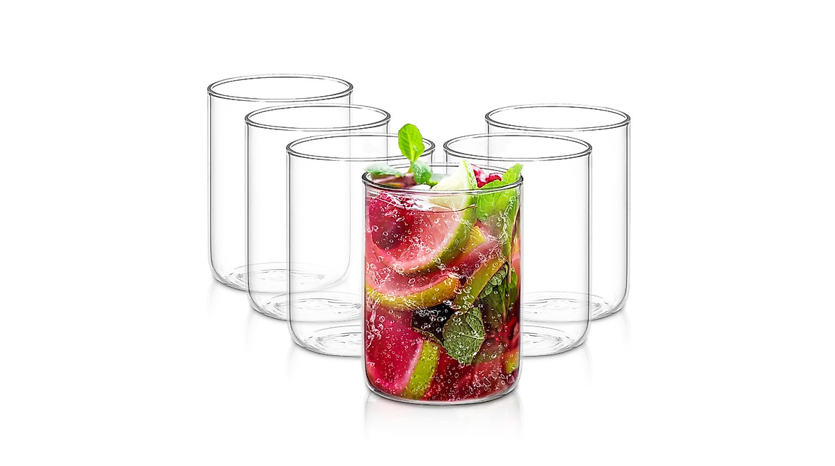Borosil Water Glasses Set of 6 - Durable & Stylish