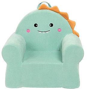 MOMCAYWEX Cuddly Toddler First Chair, Premium Character Chair, Dinosaur, 18 Month up to 3 Years