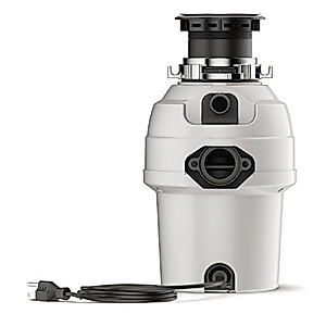 Waste King 3/4 HP Garbage Disposal with Power Cord, Food Waste Disposer for Kitchen Sink, L-3200