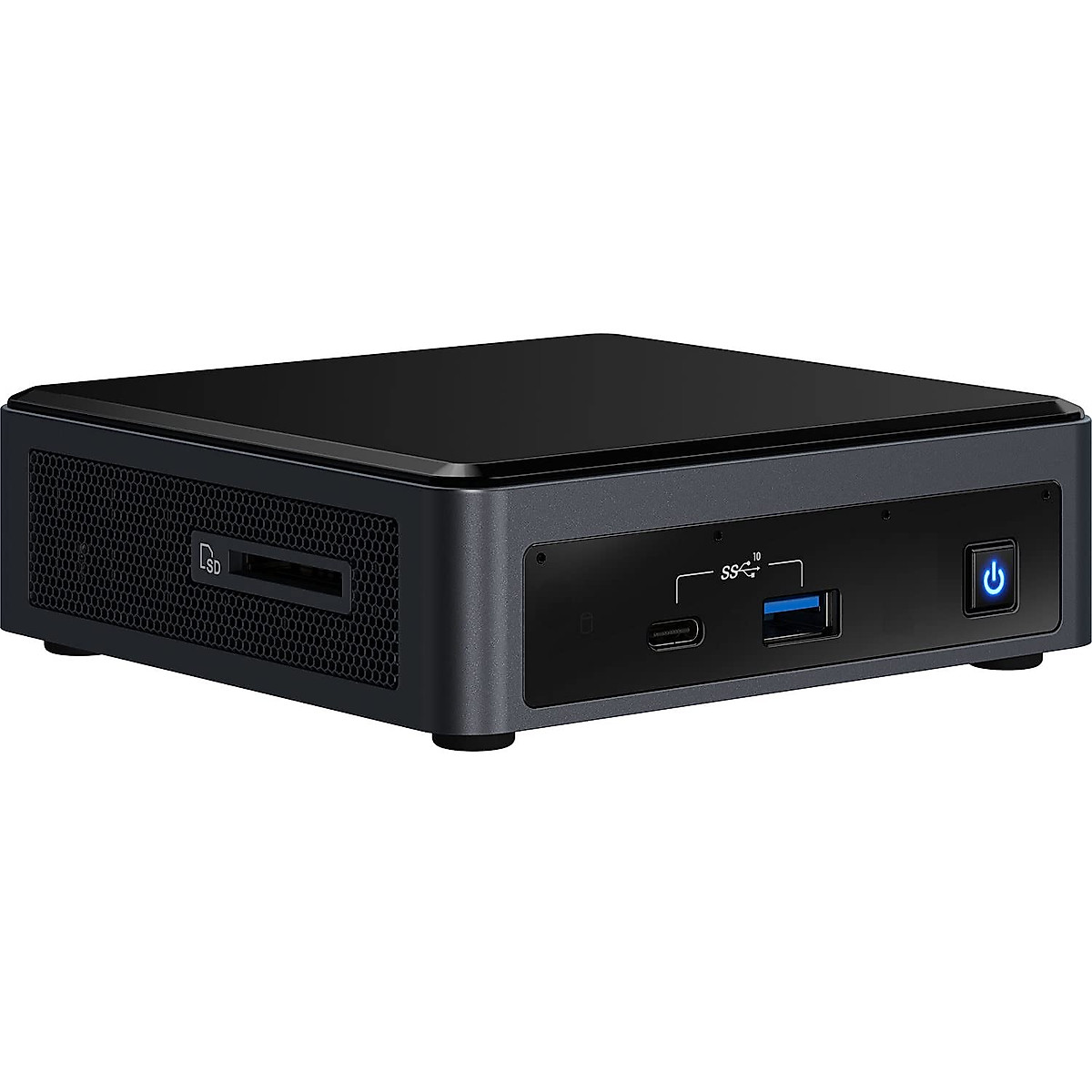 Intel NUC Kit NUC10I3FNK Business Mini Desktop Black (Intel i3-10110U 2-Core, 4GB RAM, 128GB PCIe SSD, Intel UHD, WiFi, Bluetooth, 1xHDMI, SD Card, Win 10 Home)
