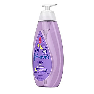 Johnson's Bedtime Baby Bath with Soothing NaturalCalm Aromas, Hypoallergenic & Tear Free Formula, 27.1 fl. oz