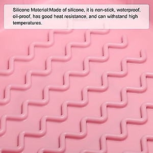 MECCANIXITY Air Fryer Square Silicone Pot Reusable Liners 7.87 Inch Air Fryers Oven Accessories Pink for Air Fryer, Microwave, Oven