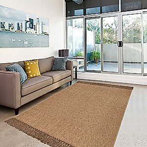 Large Outdoor Patio Rug 4x6 Washable Boho Cotton Area Rug Entryway Rug with Tassels Braided Runner Rug for Living Room Bedroom Dining Room Kitchen Indoor Farmhouse Entryway Carpet Mat