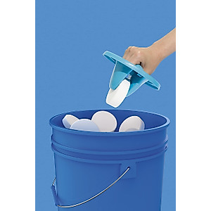 Flowclear Floating Pool Chemical Dispenser with ChemGuard Glove