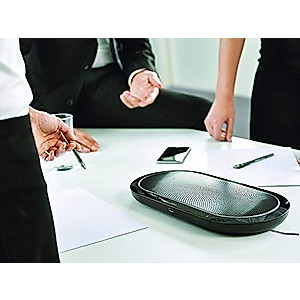 Jabra Speak 810 Speakerphone (Non-Wireless) | Bluetooth, USB, NFC, 3.5mm inputs | Compatible with UC, Softphones, Smartphones, Tablet, PC | Skype, Cisco, Siemens, IBM Sametime, Avaya #7810-209