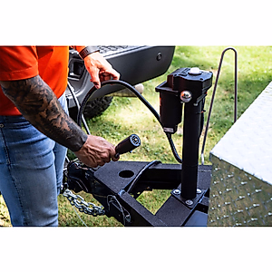 Buyers Products 0093500 3,500 lb. 12 Volt Electric Jack,Medium,Black