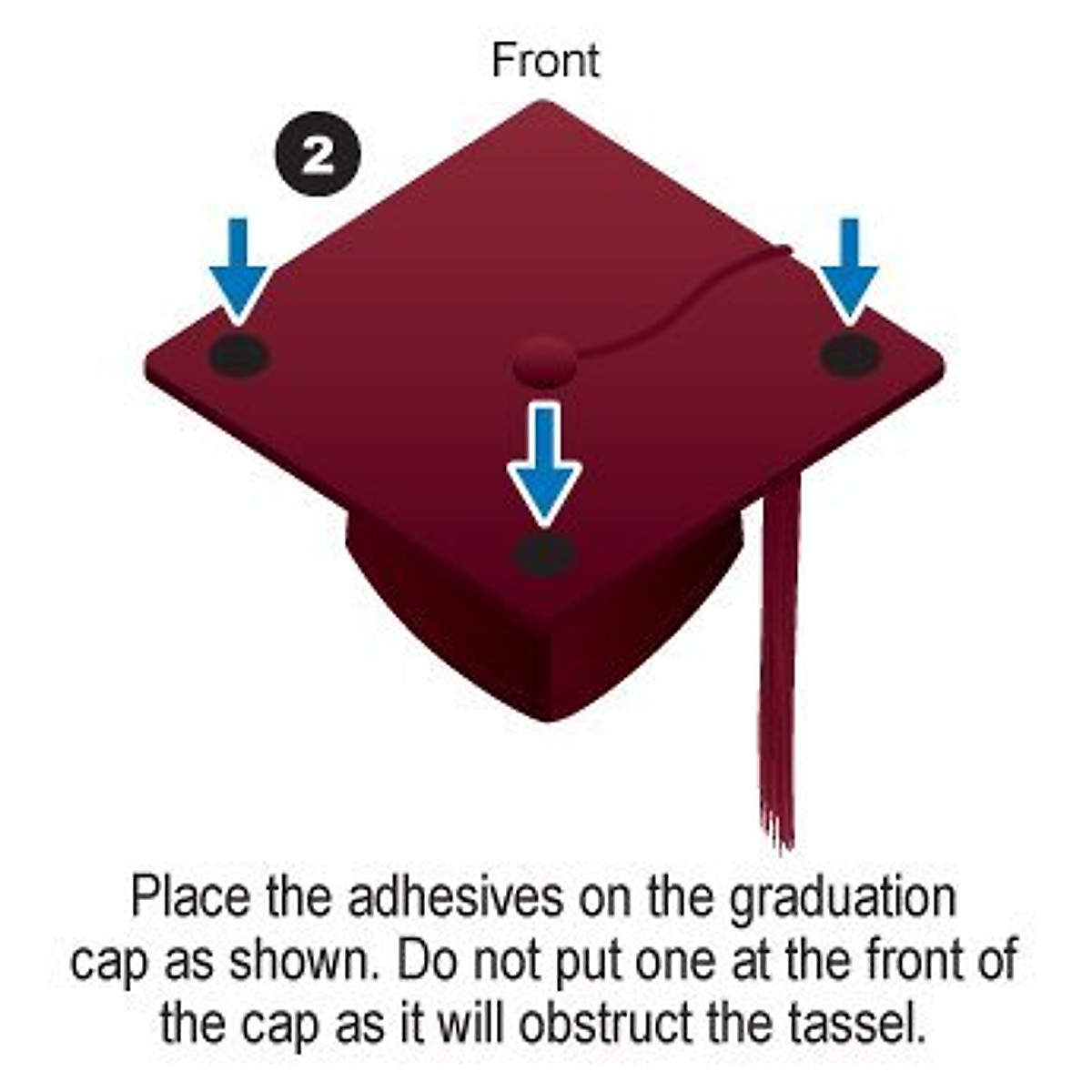 Floral Custom Grad Cap Topper, Grad Cap Decorations and Graduation Hat Accessories, Faith Stronger Than Your Fear