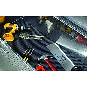 Con-Tact Brand, Black Industrial Grip Premium Adhesive Non-Slip Shelf and Drawer Liner, 22.5 86-Inches, 1 Roll,GLNR-C4P751-06P