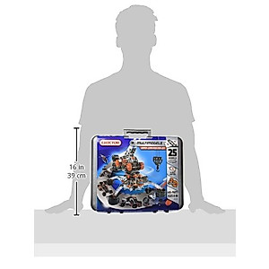 Meccano Erector Super Construction 25-in-1 Motorized Building Set, Steam Education Toy, 638 Parts, for Ages 10+