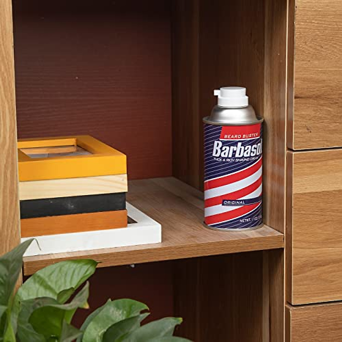 Barbasol Diversion Safe Stash Can with Food Grade Smell Proof Bag with Hidden Compartment for Keys, Cash and Valuables