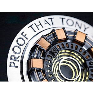 Lonyiabbi 1:1 Arc Reactor MK1 DIY Finished Product Model Led Light USB with Display Box