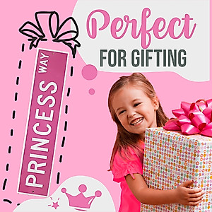 Girls Bedroom Decor | Princess Room Decor | Beautiful Princess Gifts | Pink Wall Decor | Princess Way Street Sign Gifts For Girls | Girl Birthday Gifts | Gifts For 4 Year Old Girl | Gifts From Grandma