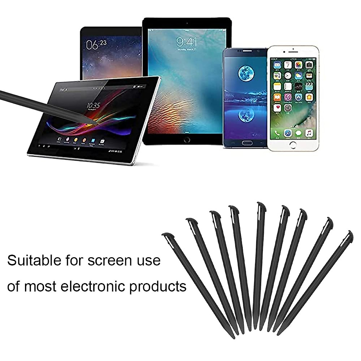 YIOLIBJF 10 Pcs Stylus Pens Slot in Touch Screen Pens High Sensitivity Replacement Stylus for Nintendo 3DS XL LL