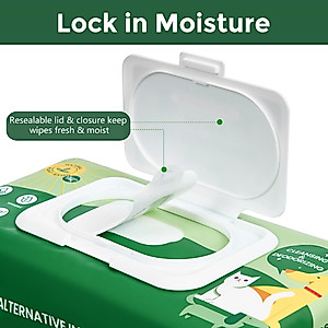 BESTLE Dog Wipes, 100 Count Pet Grooming Wipes, Conditioning Shine Coat, Cleaning and Deodorizing, Pet Wipes for Dogs & Cats, for Sensitive Skin (Aloe Vera)