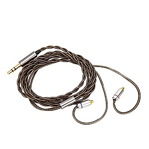 Vbestlife Earphone Cable Replacement, MMCX to 3.5MM Universal Earphone Replacement Cable Fit for Sennheiser IE300 IE600 IE900, for SE215 SE846, for UE900, etc.