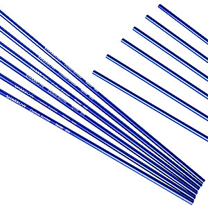 ZSHJGJR Archery 30 Inch Carbon Arrow Shafts 500 Spine ID 6.2mm Carbon Bare Shafts for Compound Bow Recurve Bow 6/12pcs (blue, 24)