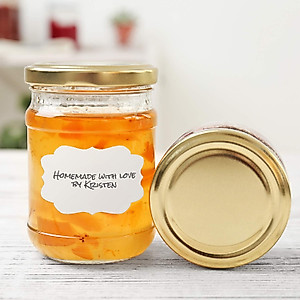 White Matte Holiday Gift Tag 2" x 3" Present Stickers / 100 Christmas Gift Tags