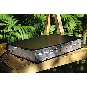 NIV, Thompson Chain-Reference Bible, Large Print, European Bonded Leather, Black, Thumb Indexed, Red Letter, Comfort Print